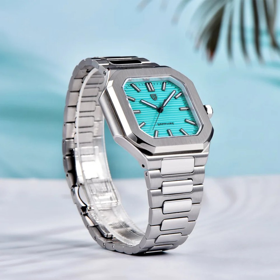 PAGANI DESIGN New V2 Men's Square Quartz Watch, Top Luxury Sports ...