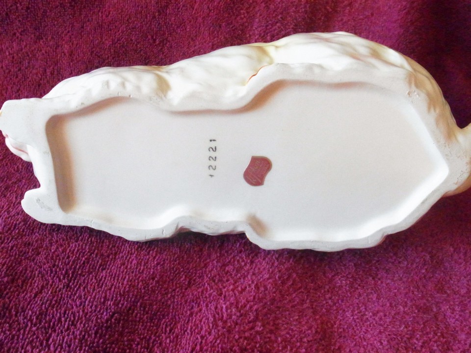 VHTF Vintage Lefton White Bunny Rabbit w/ Pink Eyes 10" Planter-Orig ...