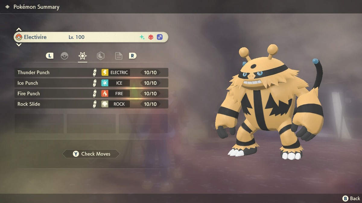 Electivire Moveset Pokemon Scarlet & Violet 6IV Shiny Electivire