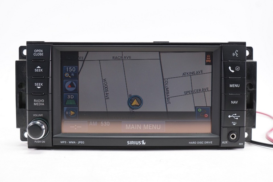 CHRYSLER Navigation Radio CD MP3 DVD HDD Display OEM 2007 - 2011 | eBay