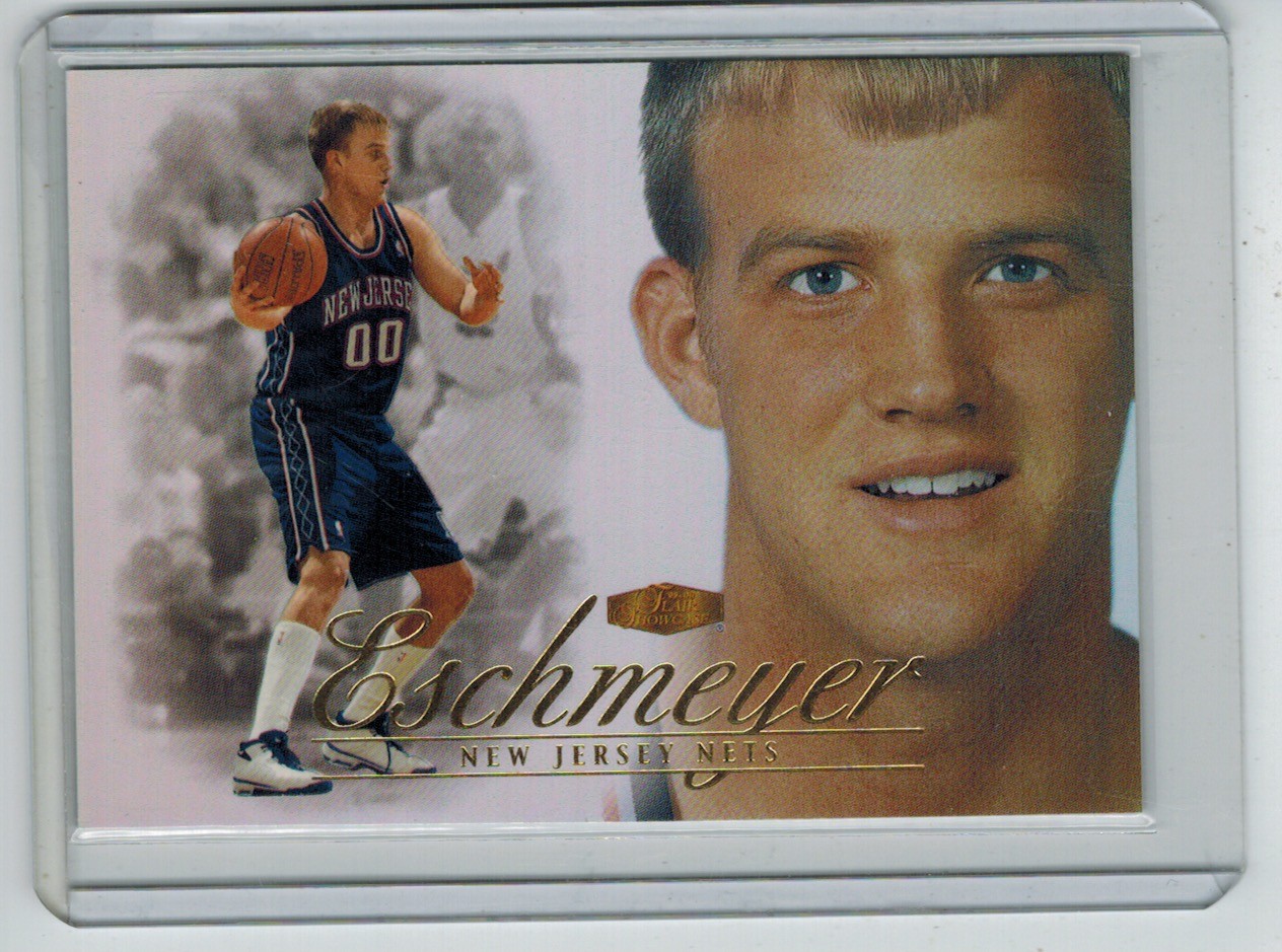 1999-00 FLAIR SHOWCASE EVAN ESCHMEYER #22 ROOKIE SHOWCASE FIRST 085/500 ...