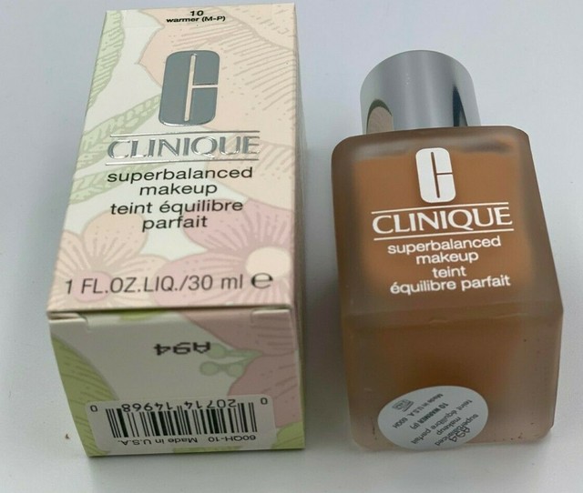 Clinique Superbalanced Makeup Foundation 1 Oz Warmer 10 for sale online ...