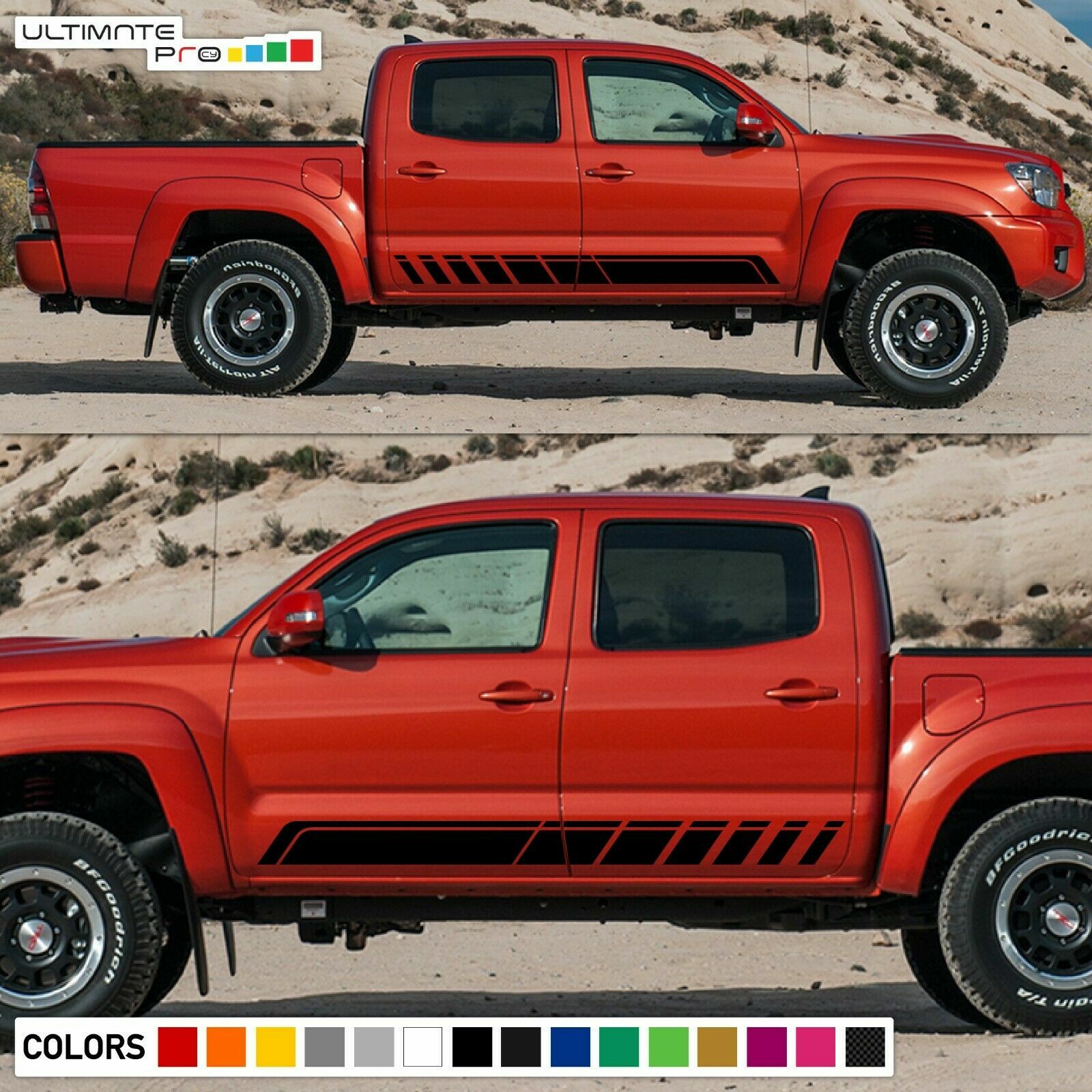 Decal Sticker For Toyota Tacoma TRD Pro SR SR5 4X4 Side line Stripe Off ...