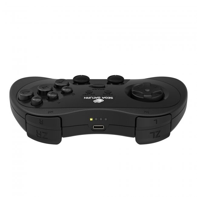 Retro-Bit SEGA Saturn 2.4GHz Wireless Pro Controller for Sega Saturn ...