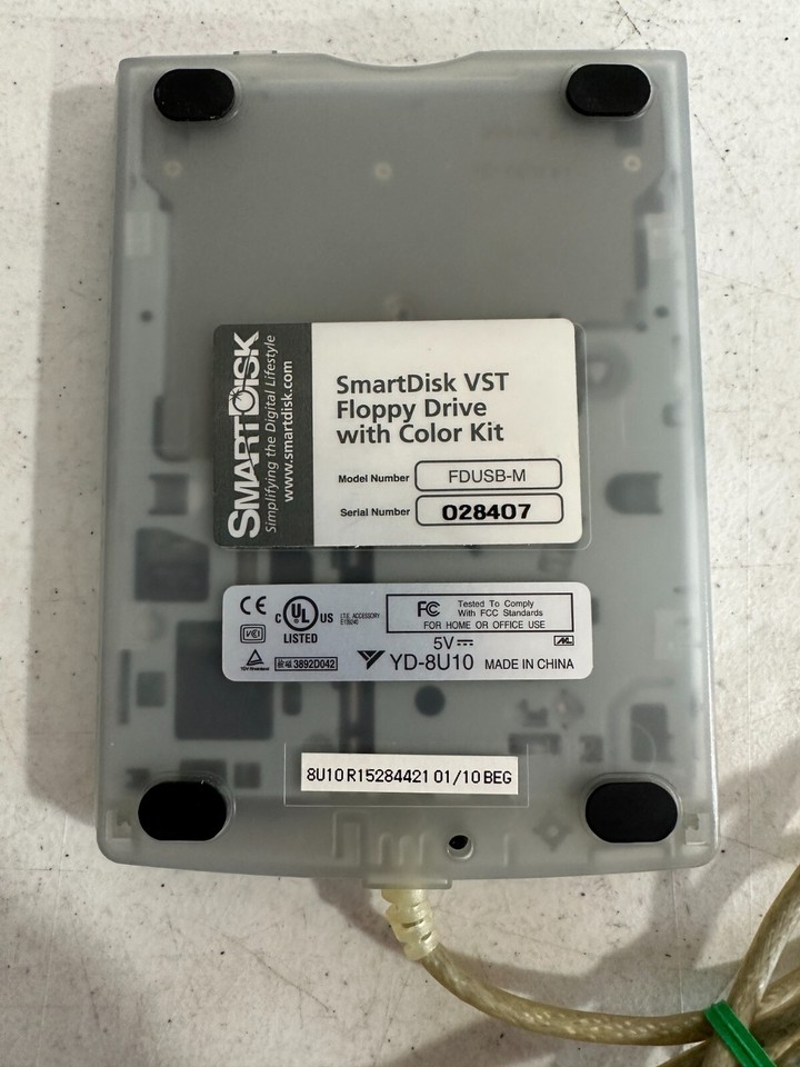 SmartDisk VST FDUSB-M U External Drive 3.5" Floppy Drive Fast FREE US Shipping! | eBay