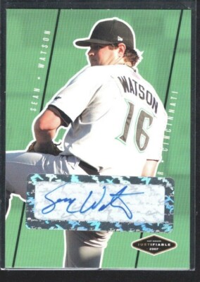 SEAN WATSON 2007 JUST MINORS JUSTIFIABLE #JF46 AUTOGRPAH CINCINNATI ...