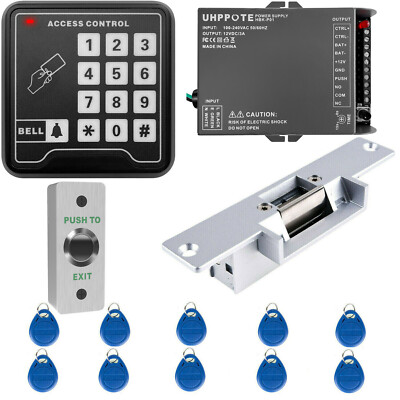 125KHz RFID ID Stand-alone Door Access Control Machine With Electric ...