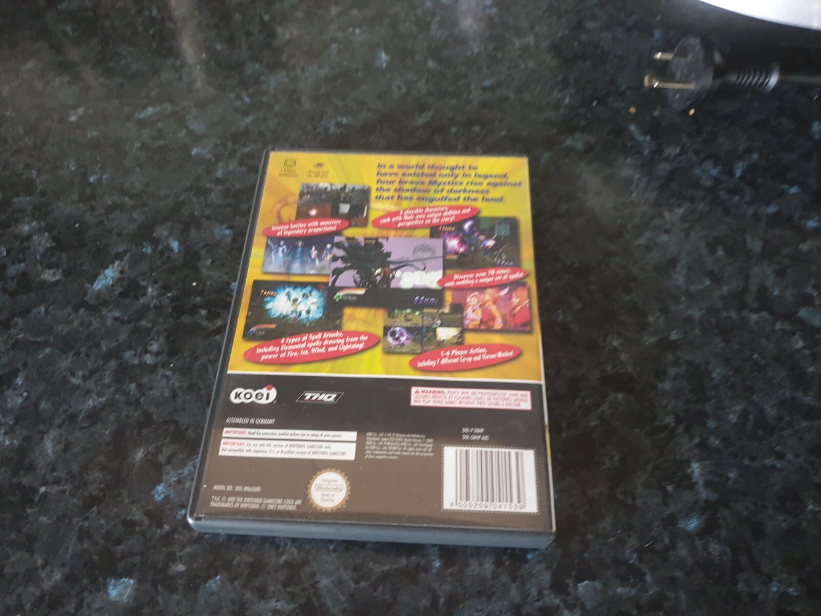 Mystic Heroes Nintendo GameCube Game Pal Koei THQ 2002 Complete with ...