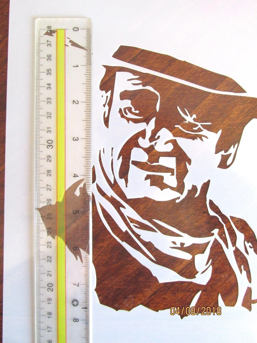 John Wayne Stencil