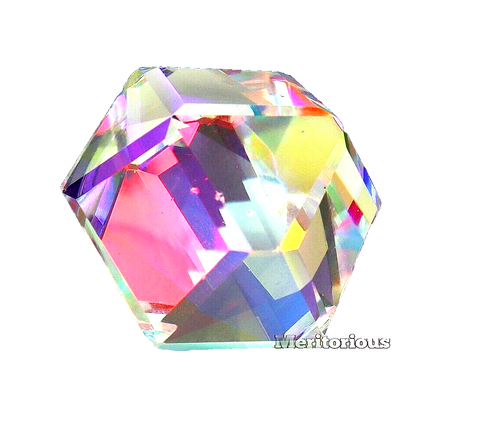 102 Ct Natural Rainbow Color Mystic Quartz Fancy Cut Certified Loose ...