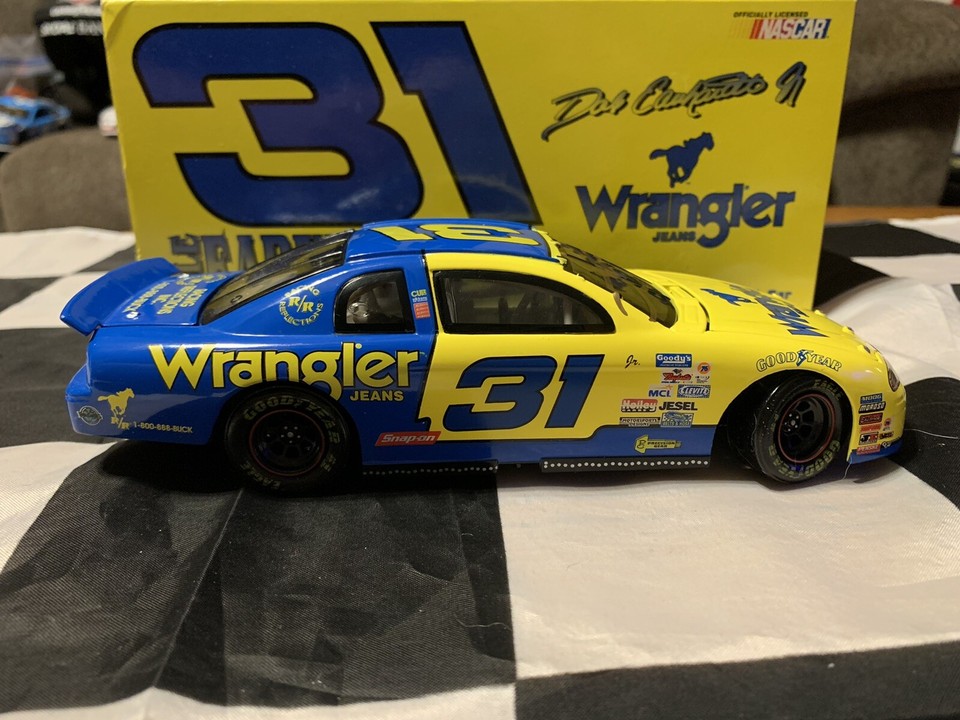 1997 Dale Earnhardt Jr Autographed #31 Rookie Wrangler 1/24 | eBay