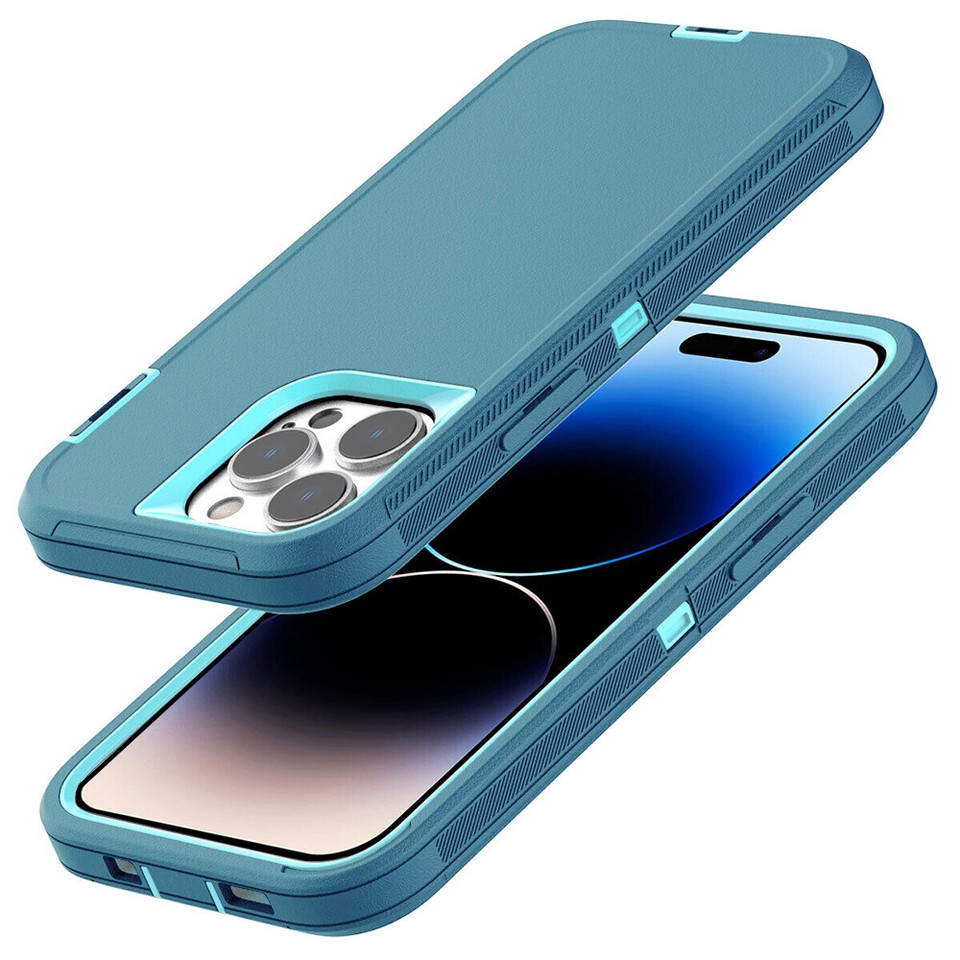 Defender Case Cover Dual Layer Feather Falling For iPhone 16 15 14 13 ...