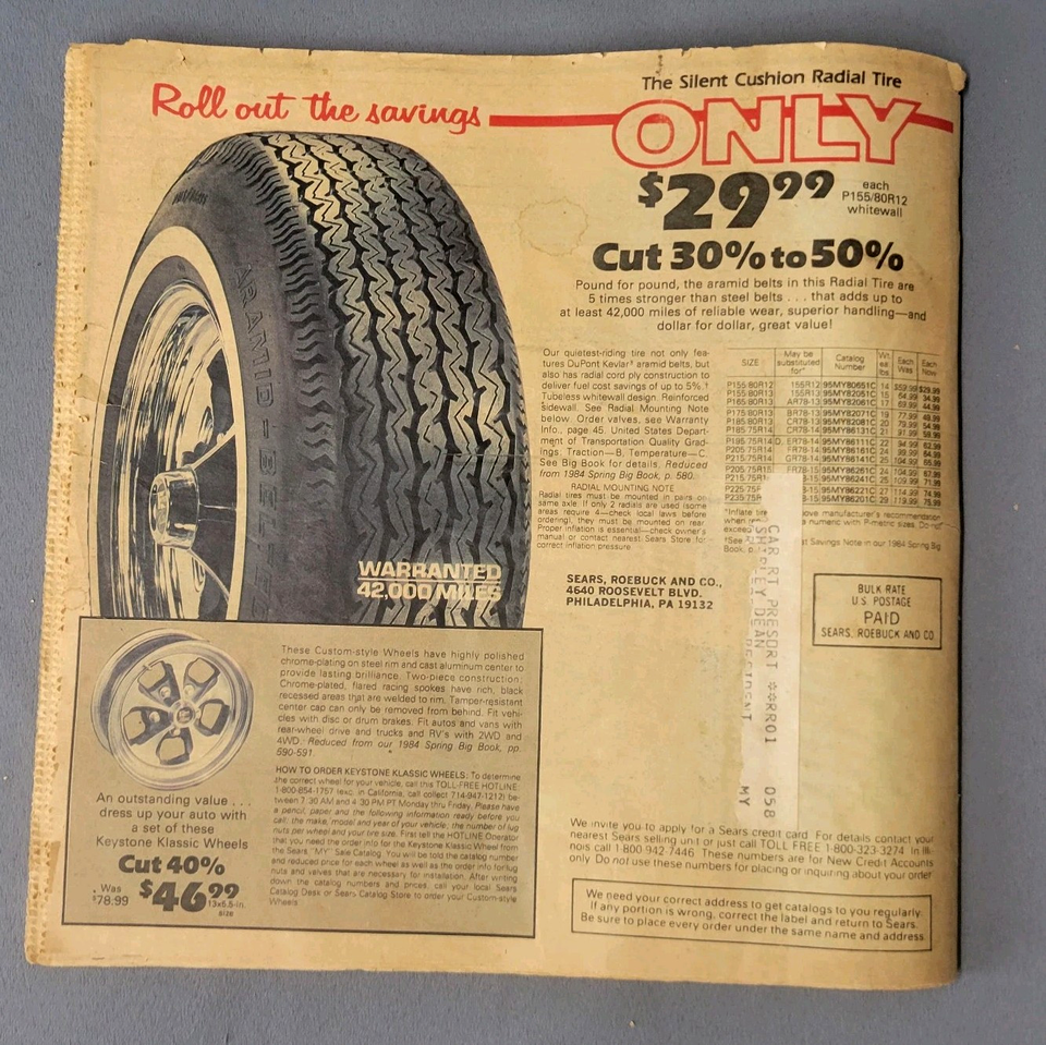 Vintage Sears Catalog Sales Newspaper Ad Book July 17 1984 Flyers Sales ...