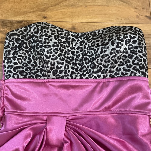 RUBY ROX strapless cocktail Prom dress purple ruched sides party sz 5 ...