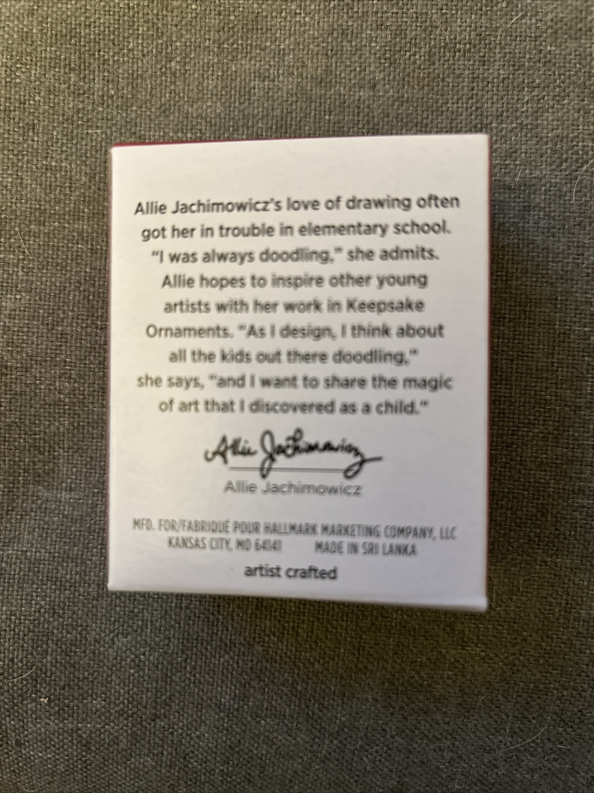 2022 Hallmark Bitty Balloon Dog Keepsake Miniature Ornament IOB QXM9383 ...