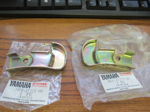 YAMAHA OEM SET OF 2 L+R SUSPENSION RUNNER EXTENSION CAP - BRAVO SLED ...