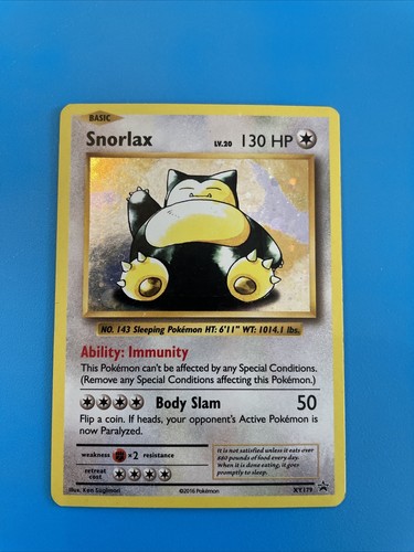 Pokemon Snorlax - XY179 - Black Star Promo HP | eBay