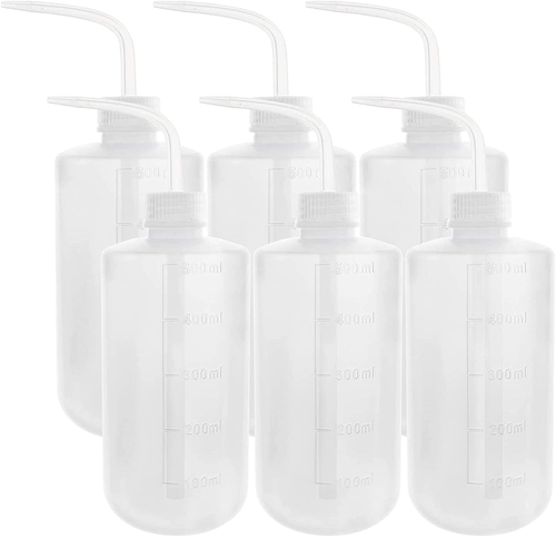 Essential 6pcs LDPE Lab Squeeze Bottles 500ml Great for Various ...