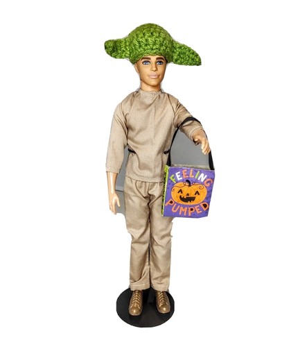 OOAK Boy Fashion Doll Wearing Alien Martian Costume Figure Halloween ...