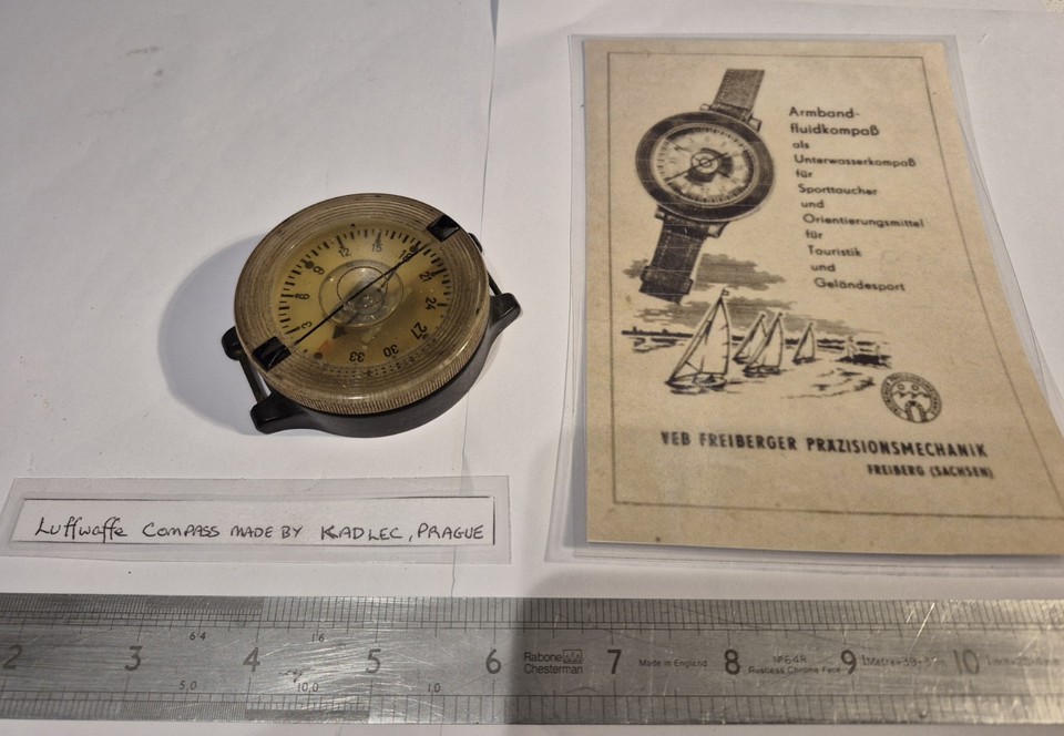 Ww2 German Luftwaffe Pilots Ak39 Navigation Wrist Compass | eBay UK