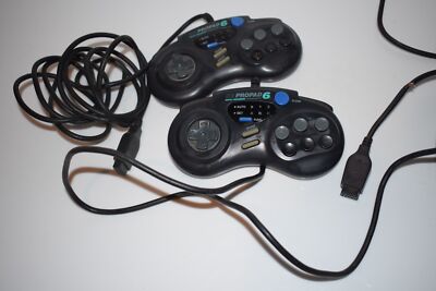PROPAD 6 CONTROLLER LOT OF 2 - SEGA GENESIS *TESTED* (RYM13) | eBay