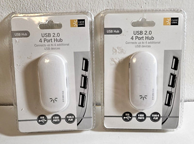 Set of 2 x Case Logic USB 2.0 4 Port Hub | eBay