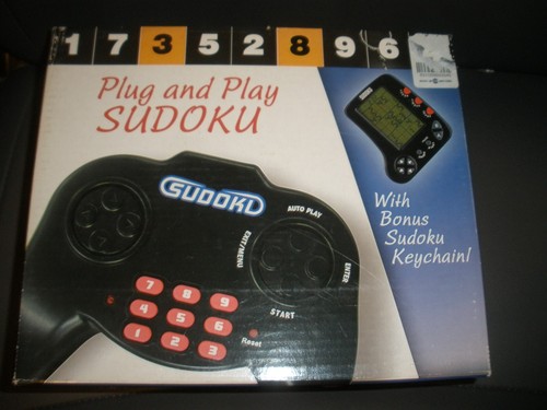 NEW Sudoku Plug And Play Control TV Puzzle Games, With Bonus Keychain ...