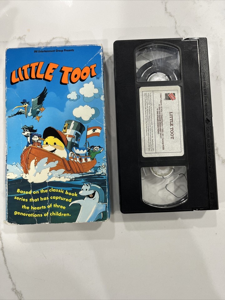 Little Toot (VHS 1992) Animated Brave Tugboat Strand Home Video ...