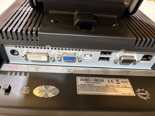 Quintron Dices # 1200TS Industrial 12" CCD Monitor, LCD, USB, VoIP, New ...