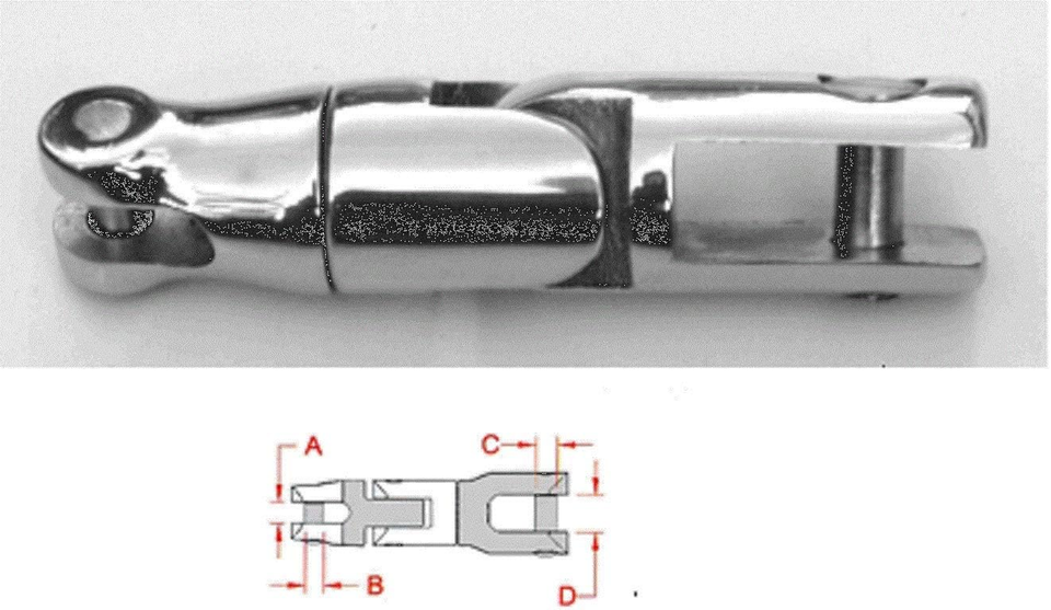 Stainless Steel Heavy Duty Anchor Swivel - Big | eBay