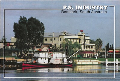 09145 - Postcard showing P S Industry, Renmark community hotel ...