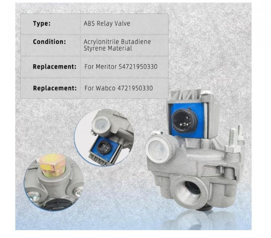 4721950330 S4721950330 ABS Trailer Modulator Relay Valve For Meritor ...