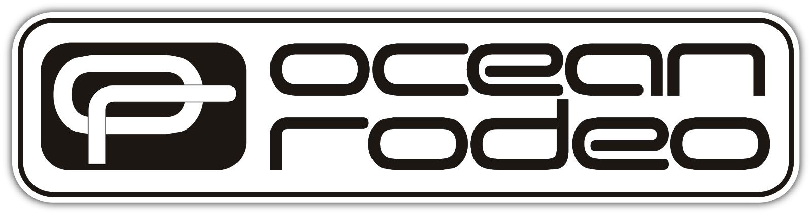 Ocean Rodeo Black Kiteboarding Kite Car Bumper Window Sticker Decal 8 ...