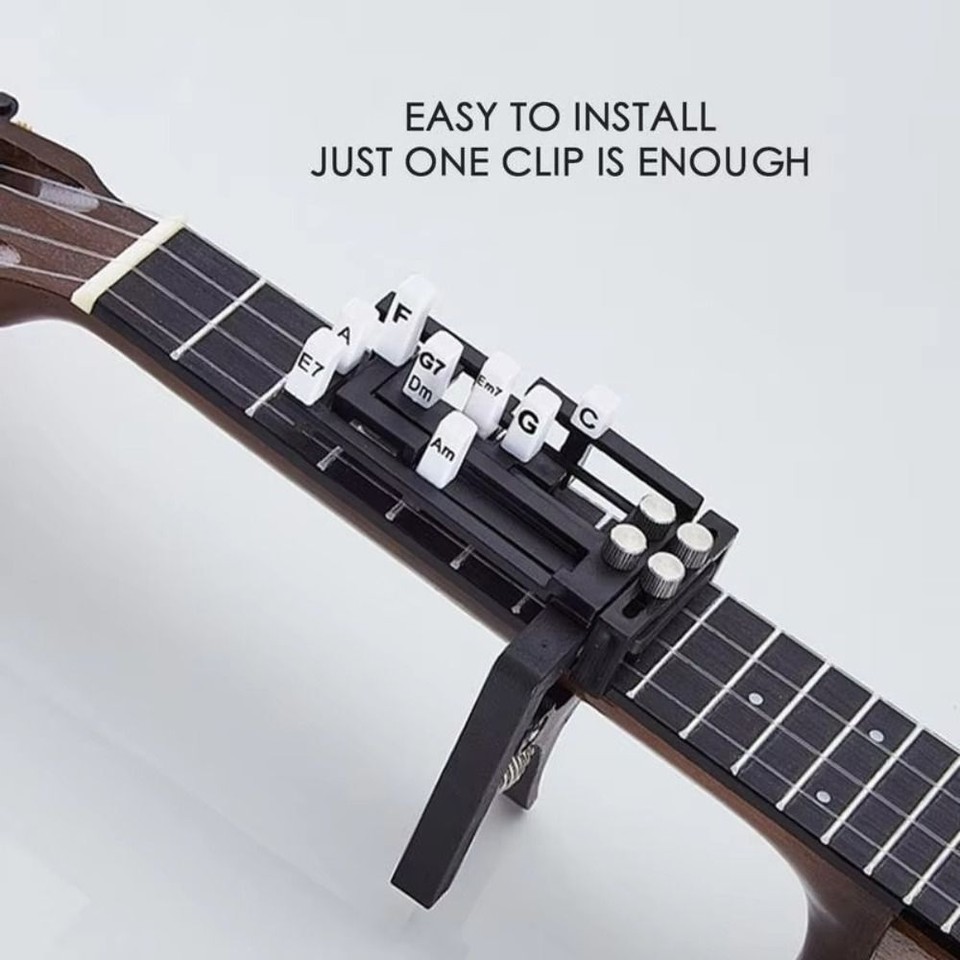 Guitar Learning Guitar Chord Presser Ukulele Practice Aid Tool Beginner ...