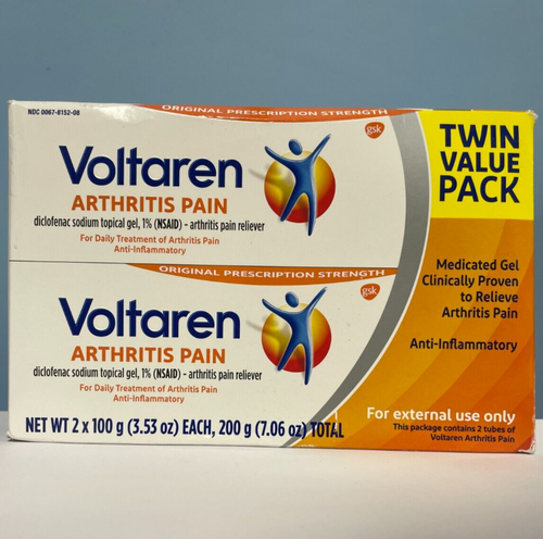 Arthritis Pain Relief Topical Gel Anti Inflammatory Twin Pack 3.53Oz ...