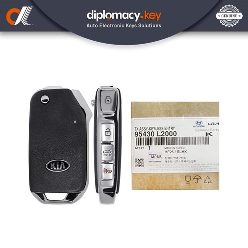Genuine KIA K5 2020-2022 Remote Flip Key 4 Buttons 433MHz 95430-L2000 ...