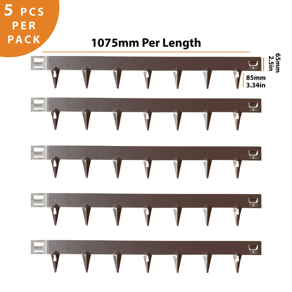CORE EDGE Flexible Steel Metal Garden Lawn Path Patio Edging - 5 Metres ...