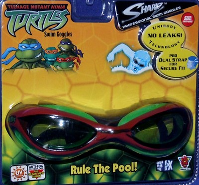Teenage Mutant Ninja Turtles Child size Swim Goggles NEW Factory Sealed ...
