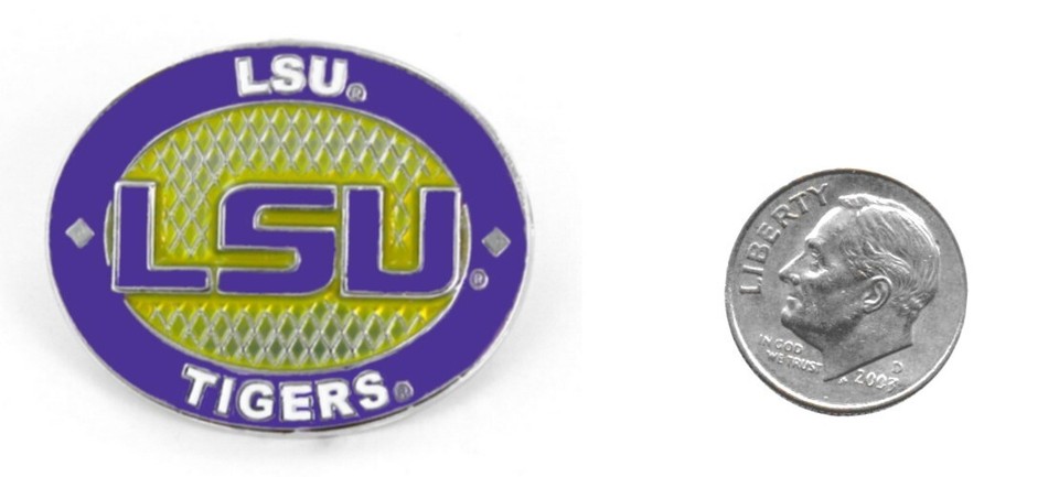 LSU Tigers Pins Louisiana State University Pins Team Oval College NCAA ...