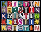 KRISTIN Name Poster featuring photos of actual sign letters | eBay