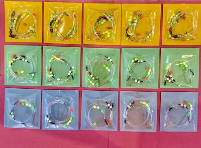 ** Sea Fishing Rigs Job lot Pack 15 Rigs In Total Bass Love These Mega ...