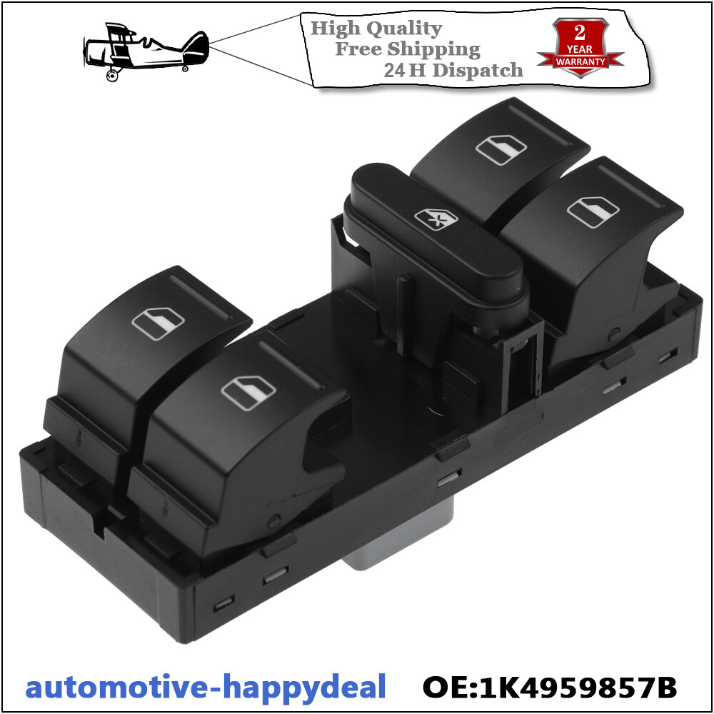Electric Window Switch For VW Golf Mk5 Mk6 04-2014 Driver Side 4 Door ...