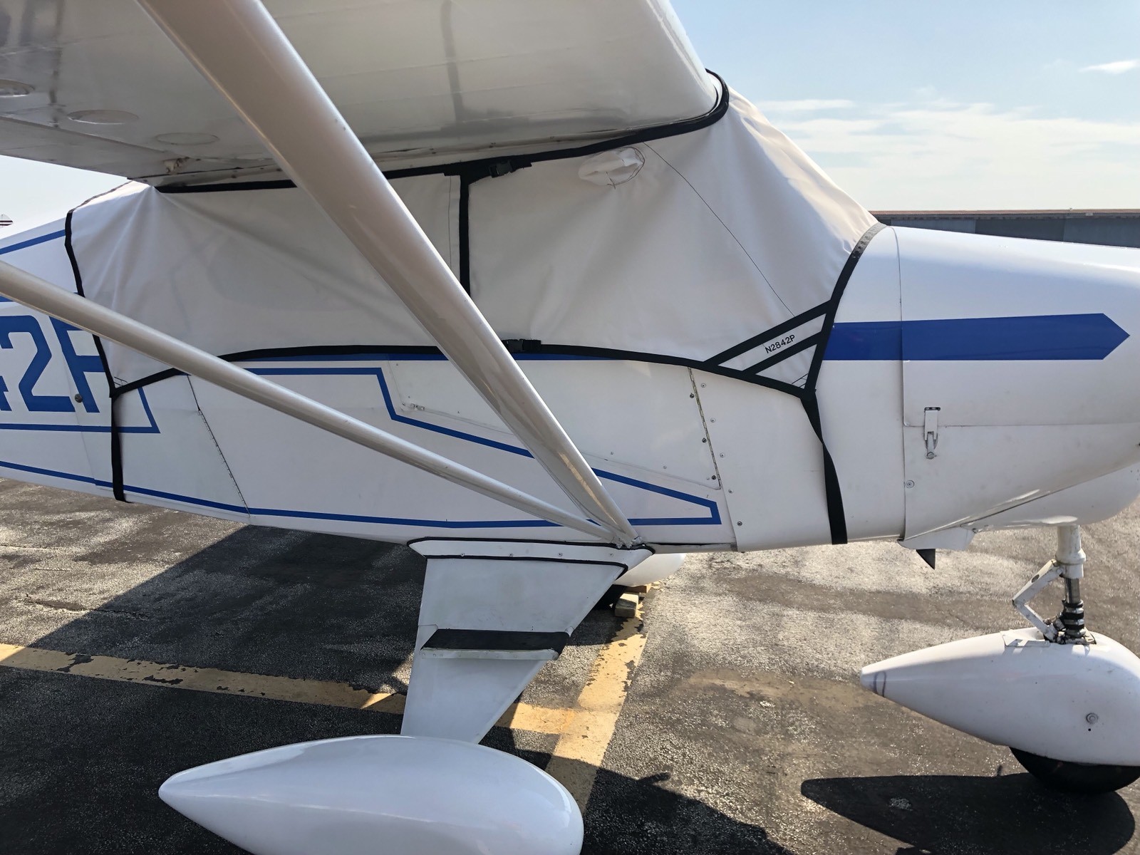 Cessna 172 Fast Back cabin and Windshield Cover (with no rear window ...
