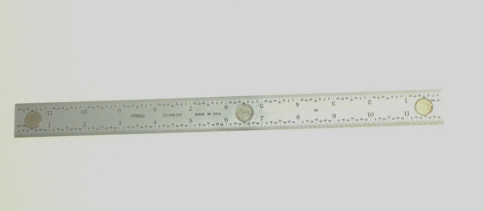 Fowler 12" Magnetic Steel Ruler MADE IN THE USA! 52-416-012 | eBay