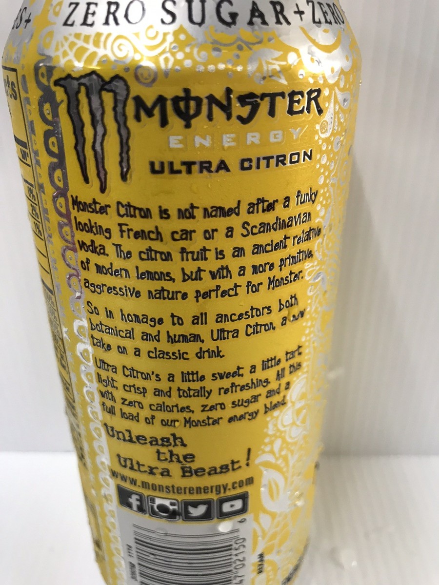 Monster Energy Citron Upc