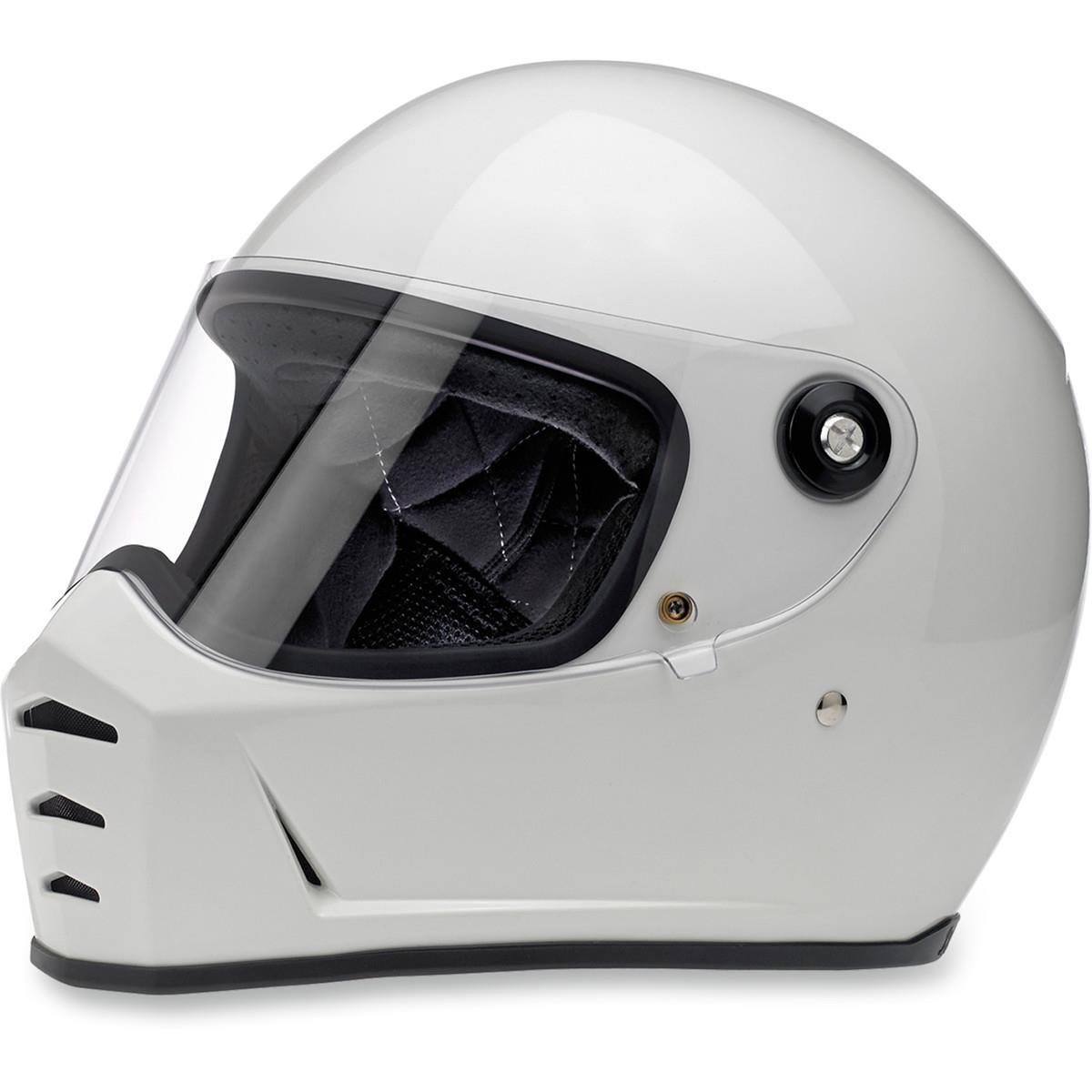 Biltwell Inc. Lane Splitter Solid Helmet - LSWHTGLECEXLG Gloss White X ...