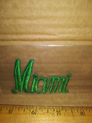 Miami University Script Patch - Free Shipping | eBay