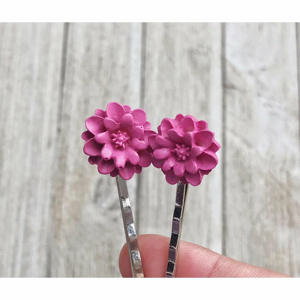Purple Flower Hair Pin, Wedding Hair Jewelry, Flower Hair Pin, Bridal ...