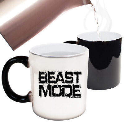 Beast Mode Funny Mugs Novelty Colour Changing Mug GIFT BOXED Boxed Cup ...