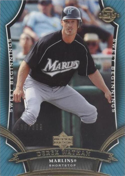 2005 Upper Deck Sweet Spot - Sweet Beginnings Derek Wathan #110 Gold ...